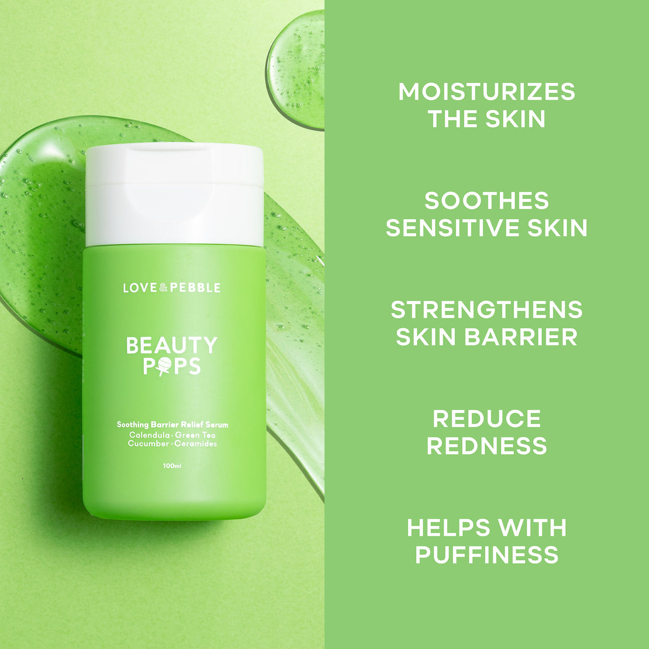 BEAUTY POPS™ Soothing Barrier Frozen Serum Refill – Love and pebble